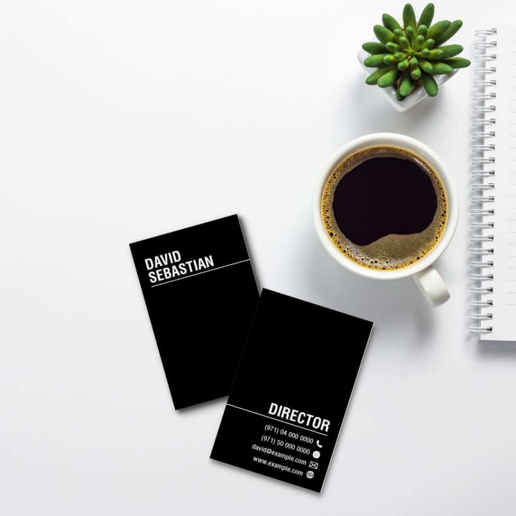 Portrait Business Card Printing in Dubai, UAE - Desing your Custom ...