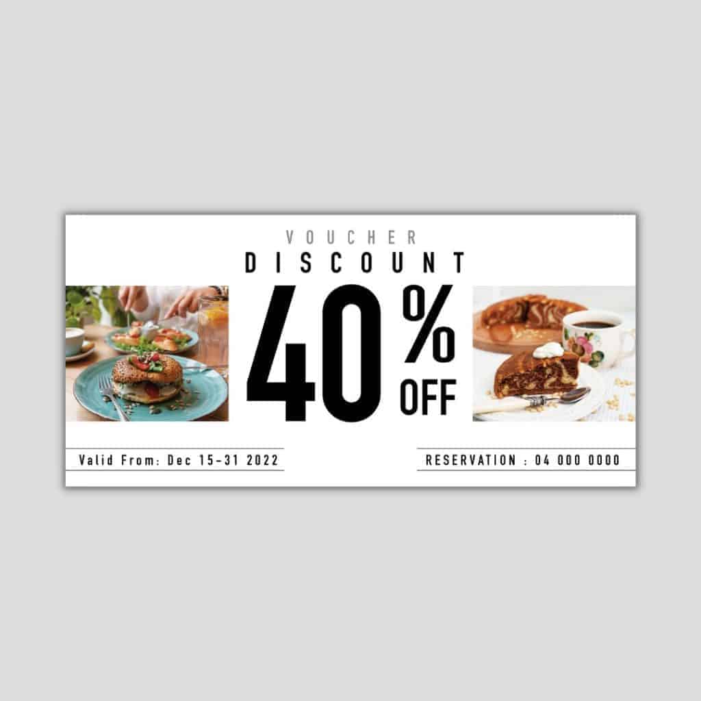 Food Discount Vouchers Printing in Dubai | UAE- Printsouq