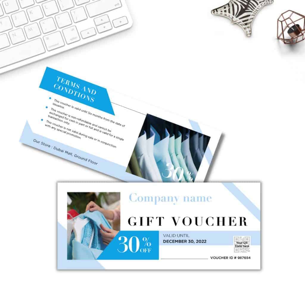 Company Brand Offer Vouchers Printing in Dubai | UAE- Printsouq