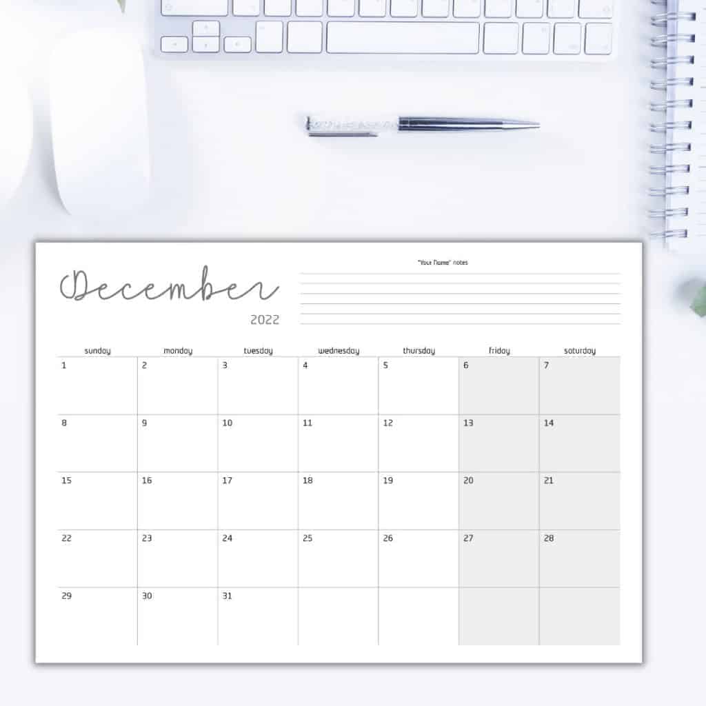 Simple Modern Desk Planner Printing in Dubai | Custom Desk Design UAE ...