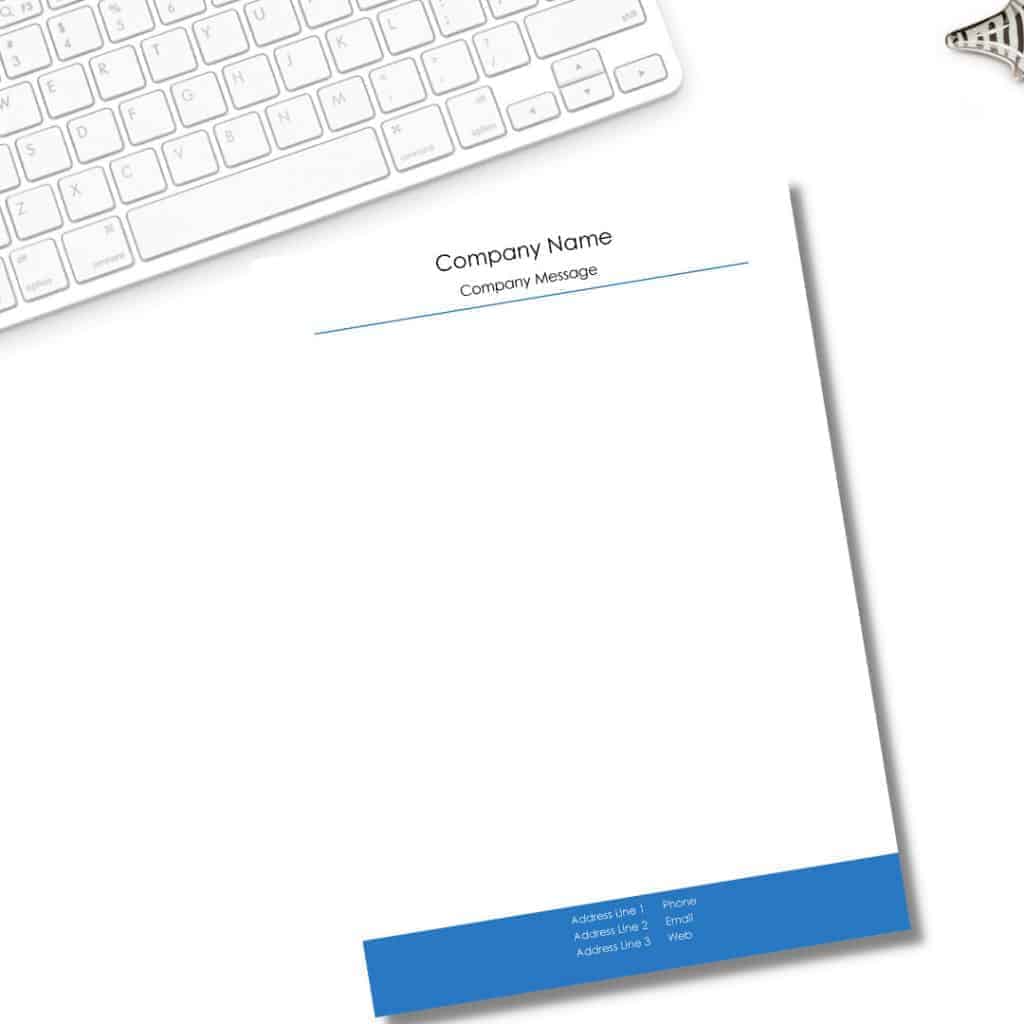 Minimal Branding Letterhead Printing in Dubai | Custom Letterhead ...