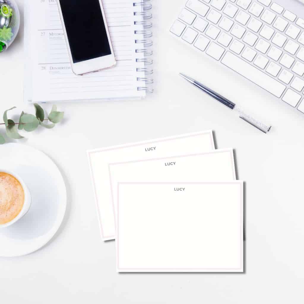 Simple Classy Notecard Printing in Dubai | Custom Notecard Design UAE ...