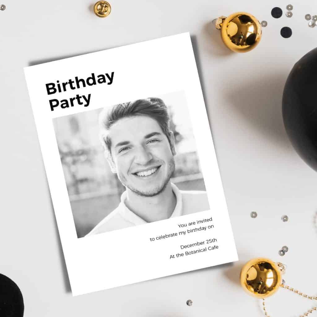 Classic Black Ink Invites Printing in Dubai | UAE- Printsouq