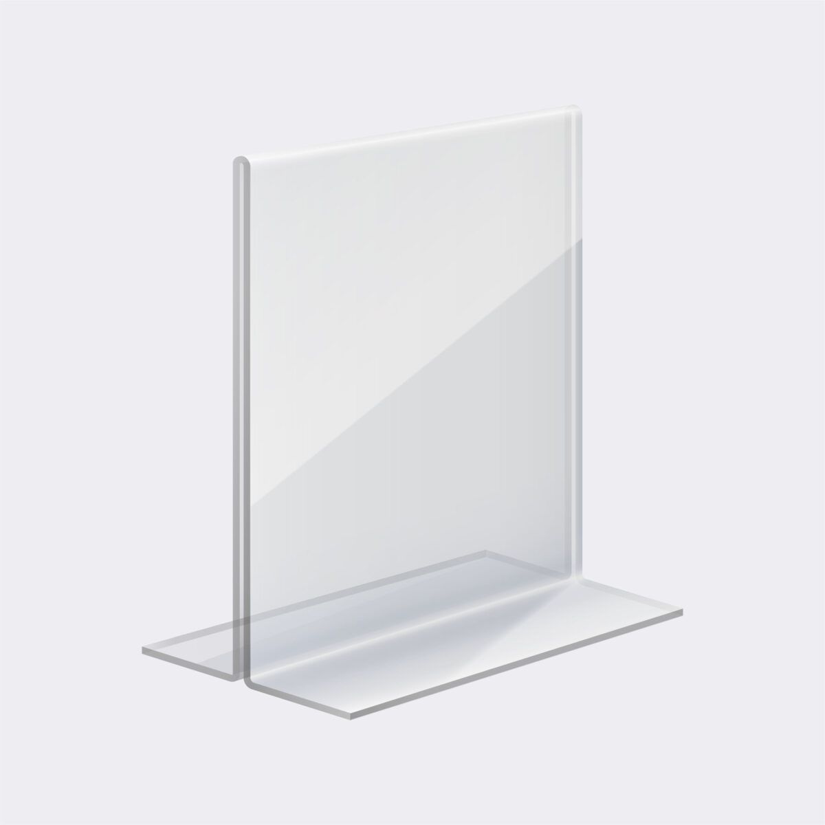 T Shaped Acrylic Table Stand - Printsouq