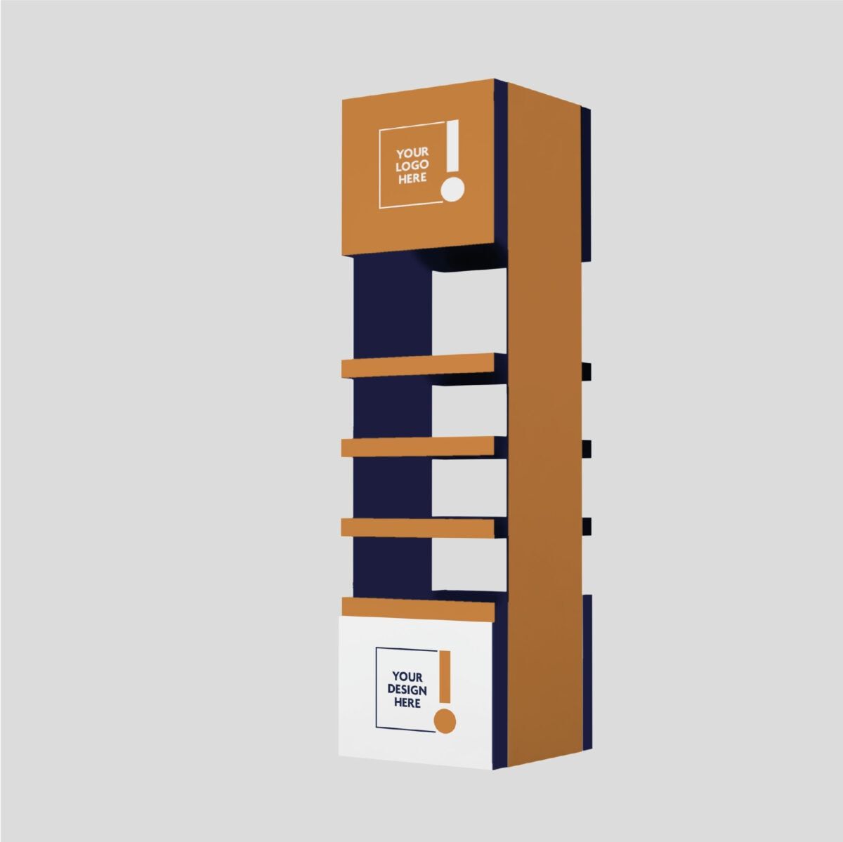 PVC Corrugated stand - Printsouq