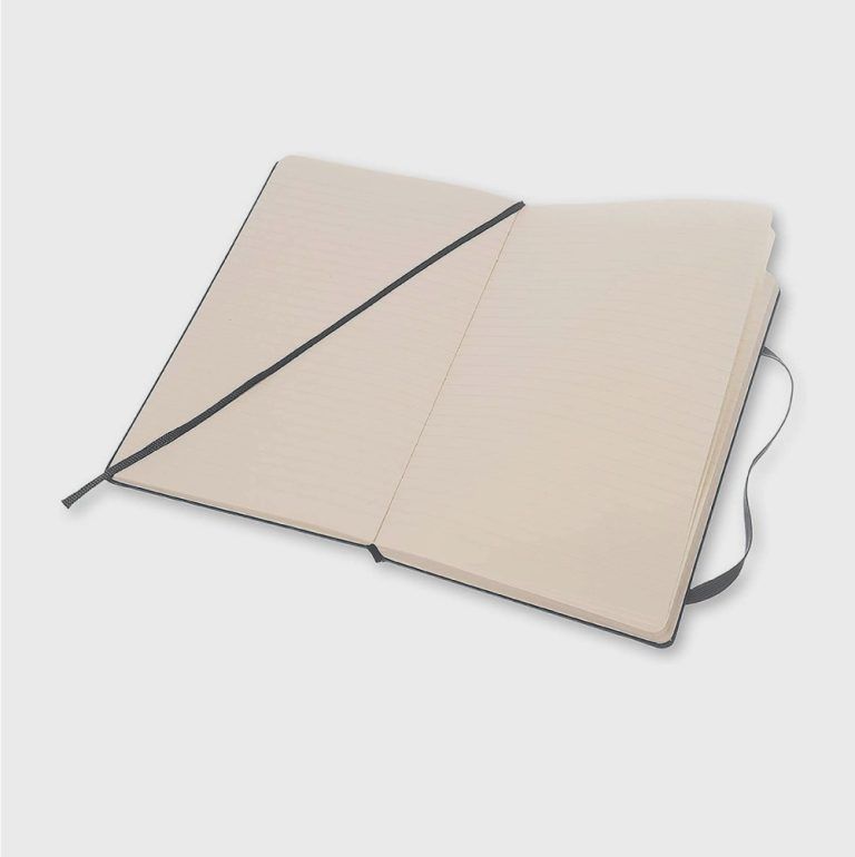 Classic Hard Cover Large Ruled Notebook - Slate Grey - Printsouq