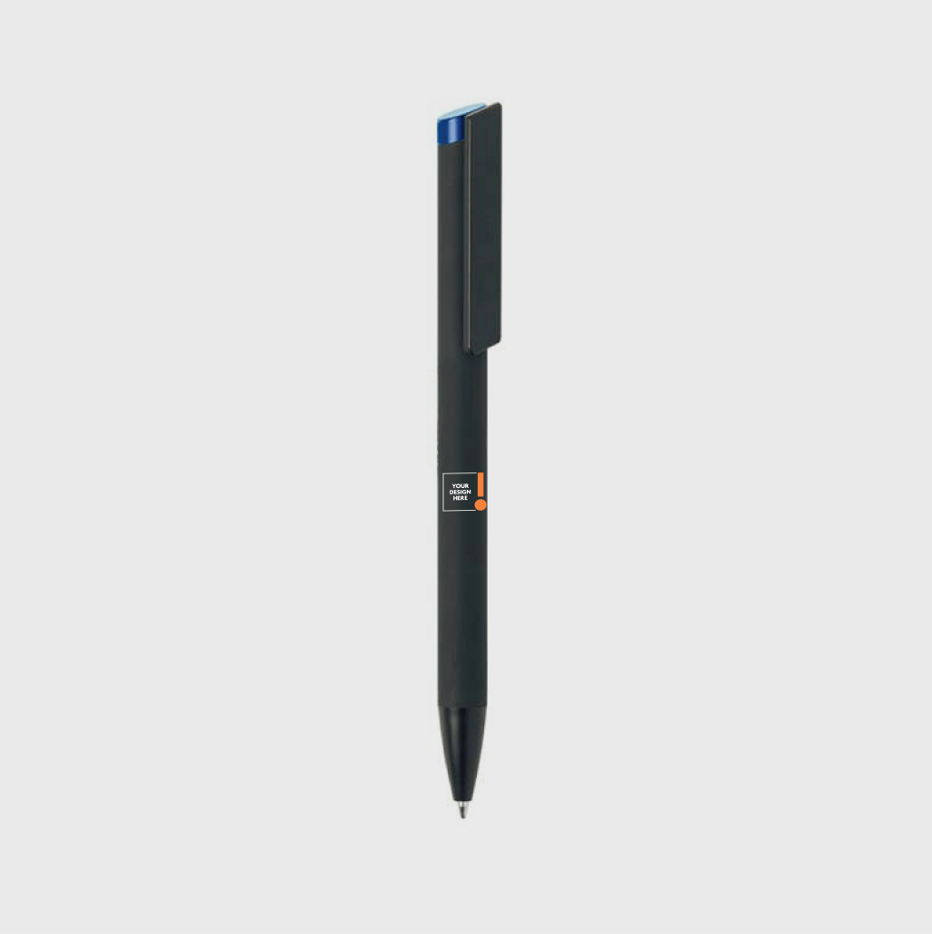 Ball Pen With Push-up Mechanism - Blue - Printsouq