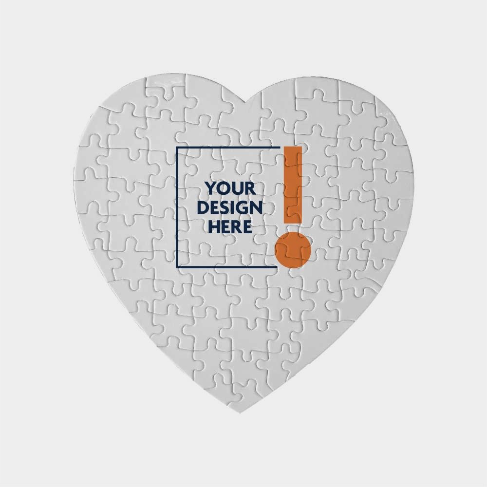 Heart Shape Puzzle - Printsouq