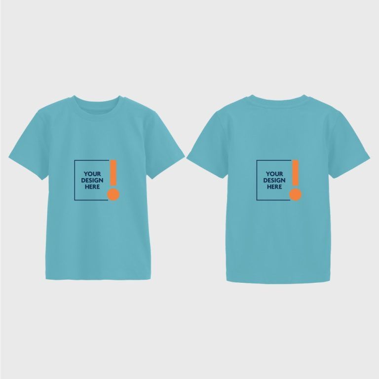 Kids Round Neck T-shirt (Front & Back) - Printsouq