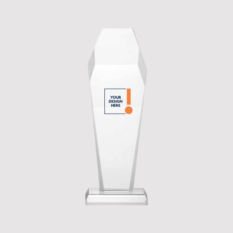 Hexagon Shaped Crystal Awards - Printsouq
